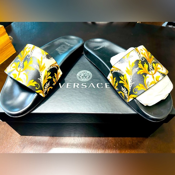 Versace | Shoes | Versace Pool Slides | Poshmark